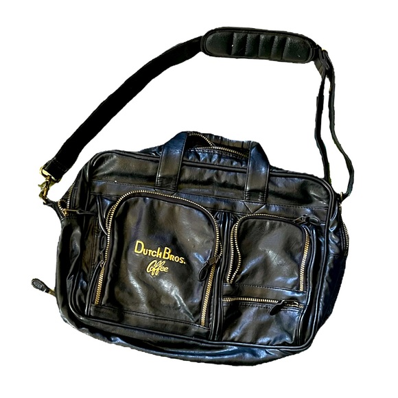 Dutch Bros | Bags | Dutch Bros Leather Portfolio | Poshmark